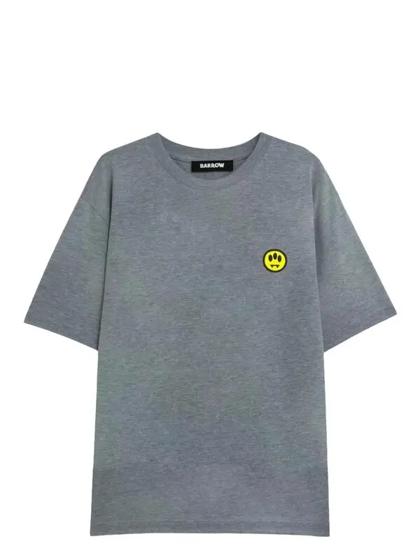 BARROW Smiley-face T-shirt - Grey