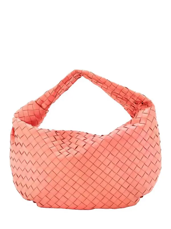 Bottega Veneta Jodie Intrecciato Nappa Medium Hobo Bag - Pink