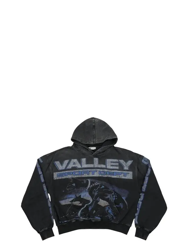 VALE FOREVER Watchdog Hoodie Vintage - Black