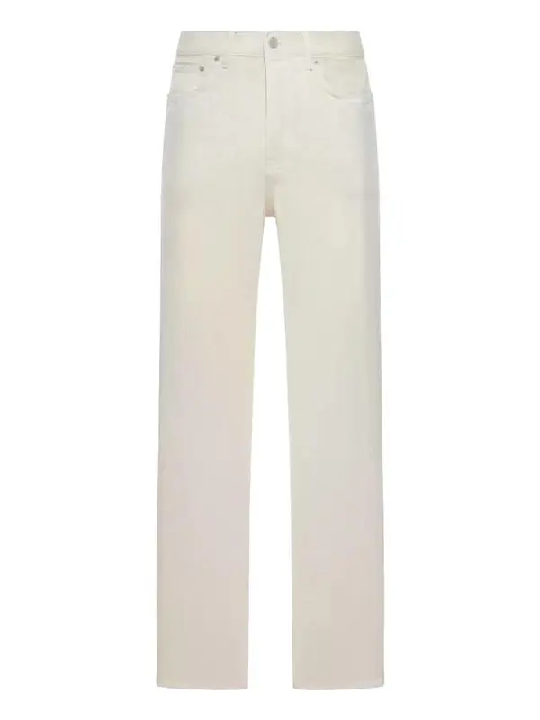 HAIKURE Logan Five-pocket Straight Leg Jeans - Neutrals