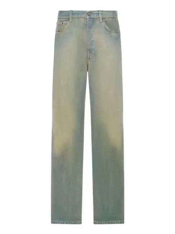 HAIKURE Logan Five-pocket Straight Leg Jeans - Blue