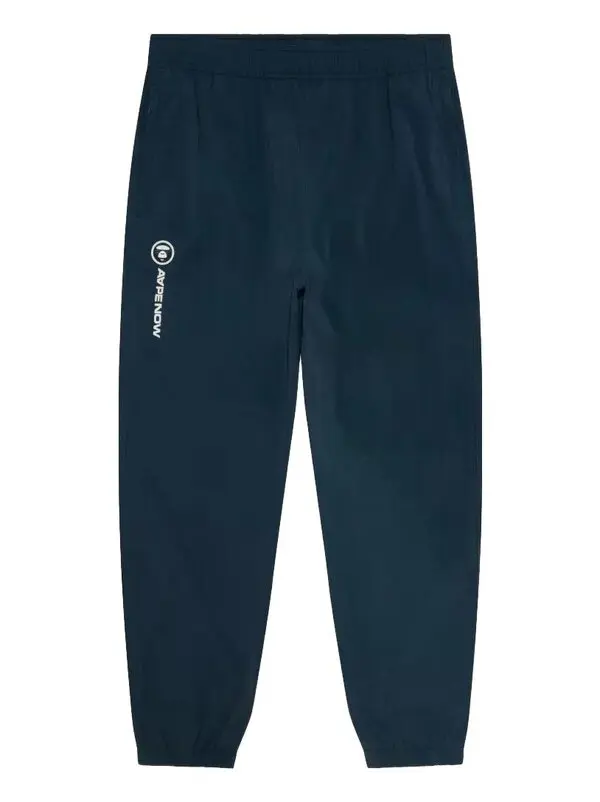 AAPE BY *A BATHING APE Logo Track Pants - Blue