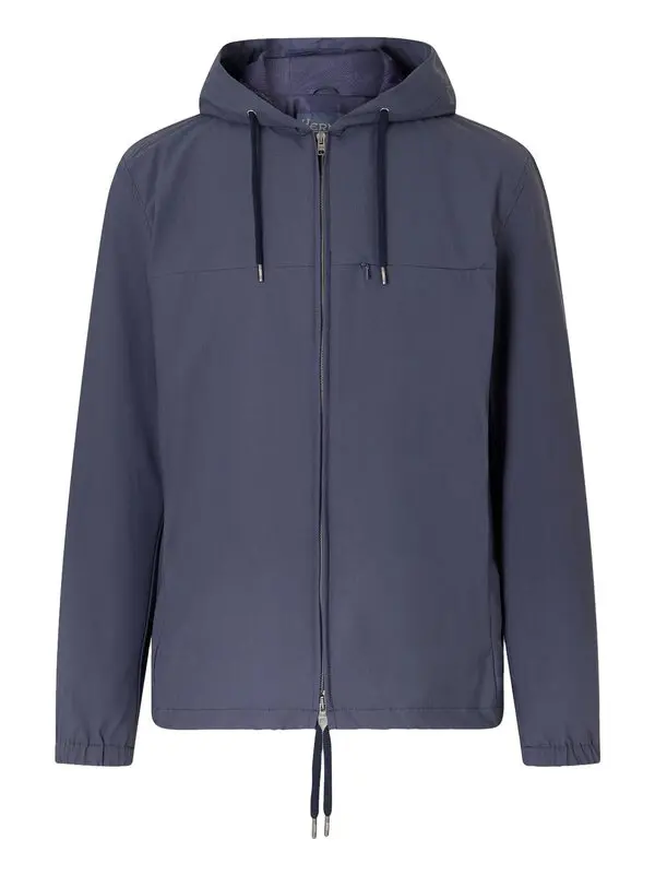 Herno Shell Hooded Jacket - Blue