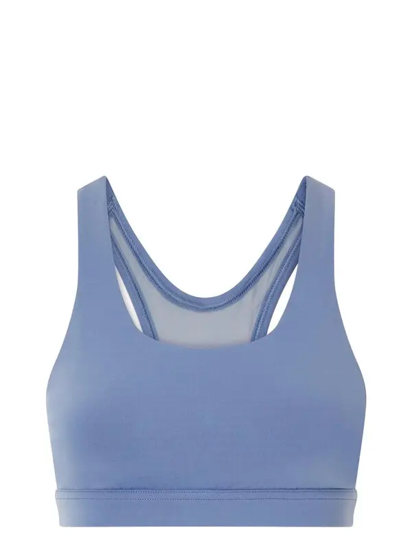 Lululemon Wunder Train Mesh-back Everlux™ Bra Medium Support, B/c Cup - Blue