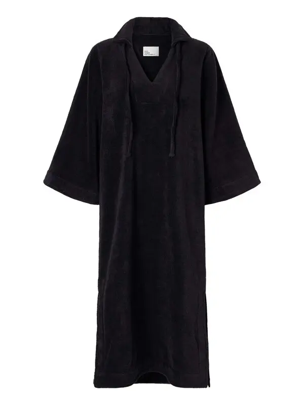 Lisa Marie Fernandez Cotton-terry Kaftan - Black