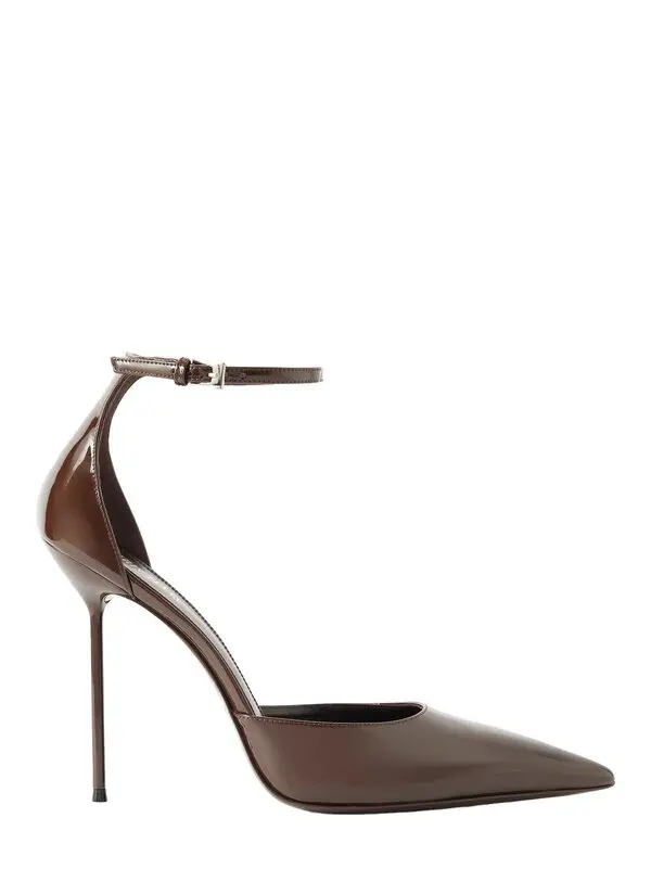 Paris Texas Lidia 105 Patent Leather Pumps - Chocolate