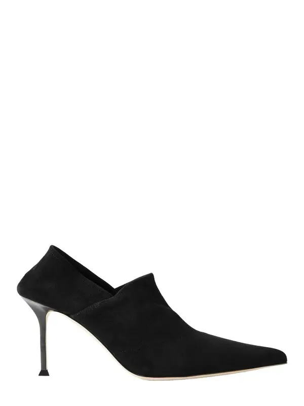 CHRISTEN Helix Suede Pumps - Black
