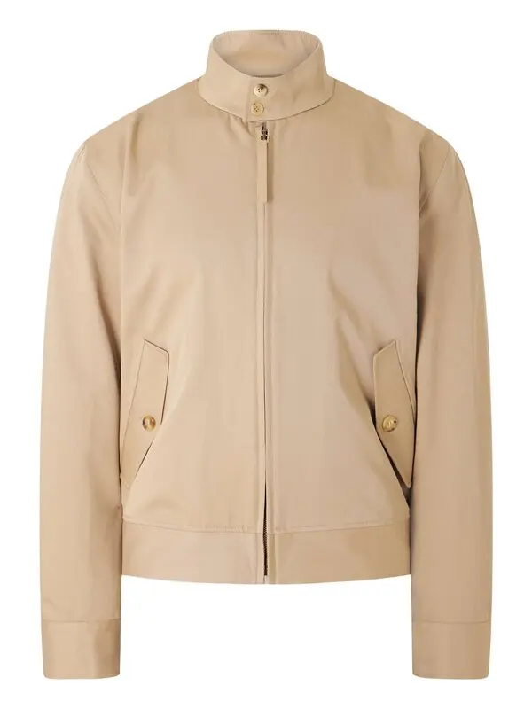 Gabriela Hearst Cotton-twill Harrington Jacket - Beige