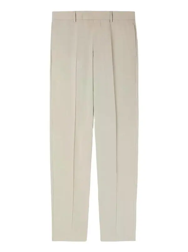 Sandro Virgin Wool Classic Fit Suit Trousers - Neutrals