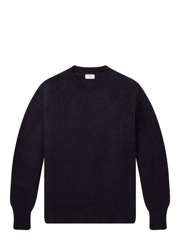 Saint Laurent Alpaca-blend Sweater - Blue