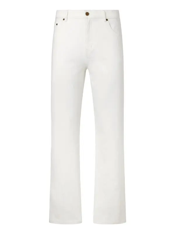 Gabriela Hearst Rey Straight-leg Jeans - White