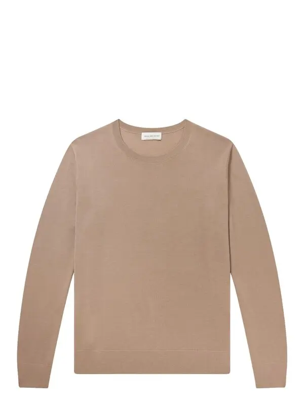 Dries Van Noten Merino Wool Sweater - Brown