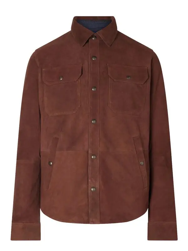 Polo Ralph Lauren Suede Shirt Jacket - Brown