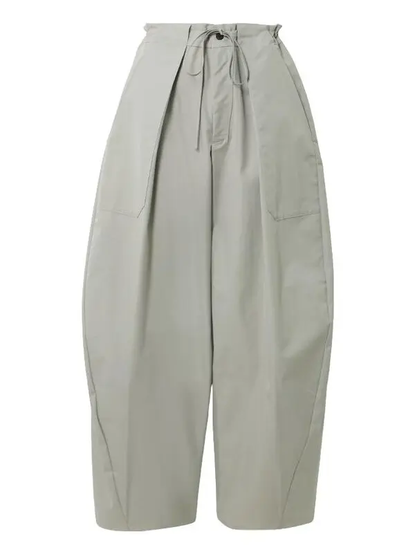 KALLMEYER Clemence Cotton Trousers - Grey