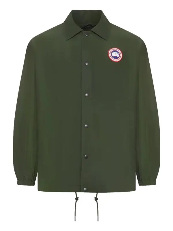 Canada Goose Logo-appliqué Jacket - Green