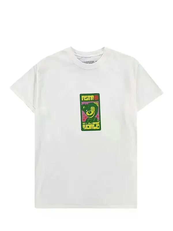 TRAVIS SCOTT Scare Bear Graphic T-shirt - White