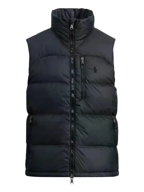 Polo Ralph Lauren Zip-up Quilted Gilet - Black