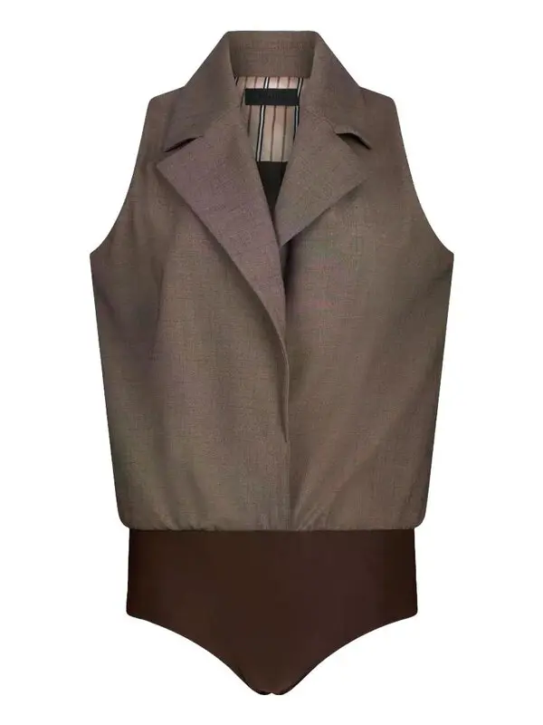 Liu Jo Mélange Vest - Brown