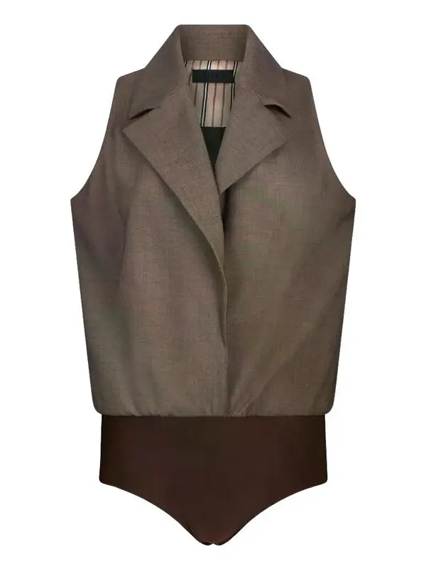 Liu Jo Mélange Vest - Brown