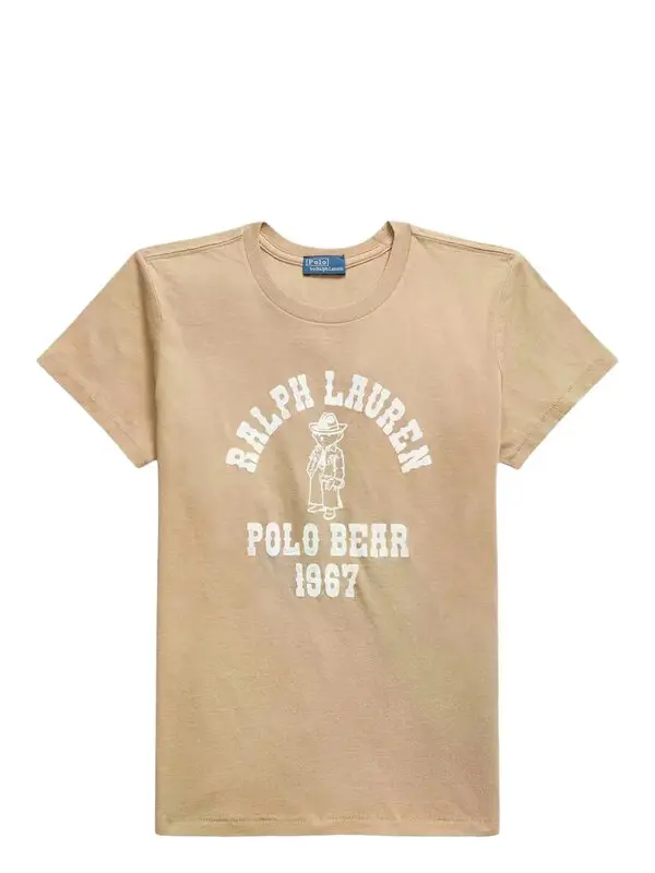 Polo Ralph Lauren Polo Bear Cotton T-shirt - Neutrals