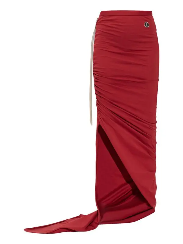 Rick Owens X Moncler Long Skirt - Red
