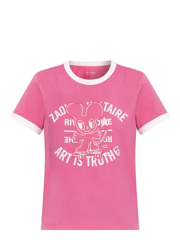 Zadig&Voltaire Woos’ T-shirt - Pink