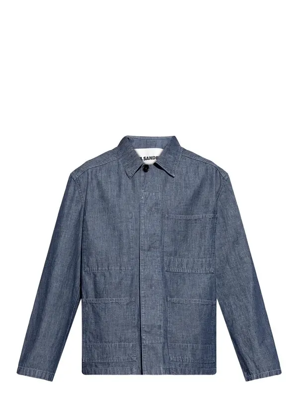JIL SANDER Denim Shirt - Navy Blue