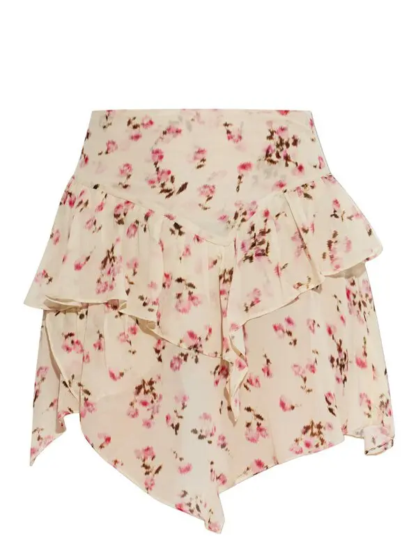 MARANT ETOILE Lolita Mini Skirt - Cream