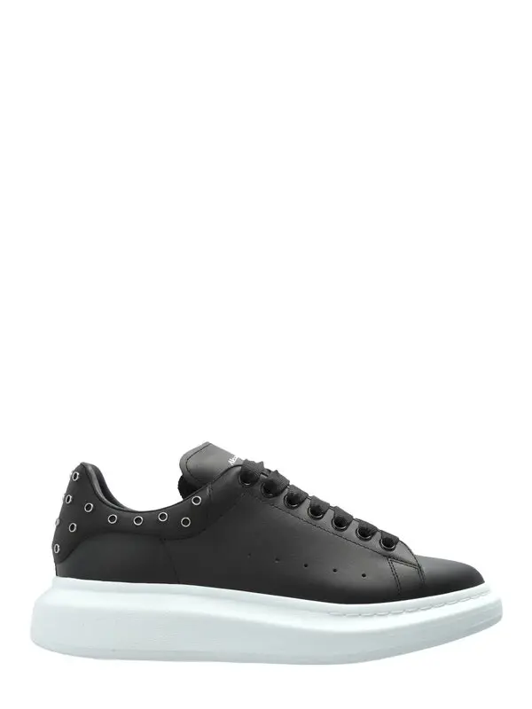Alexander McQueen Leather Sports Shoes - Black