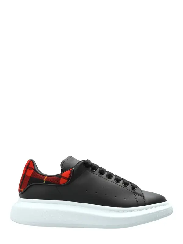 Alexander McQueen Leather Low-top Sneakers - Black
