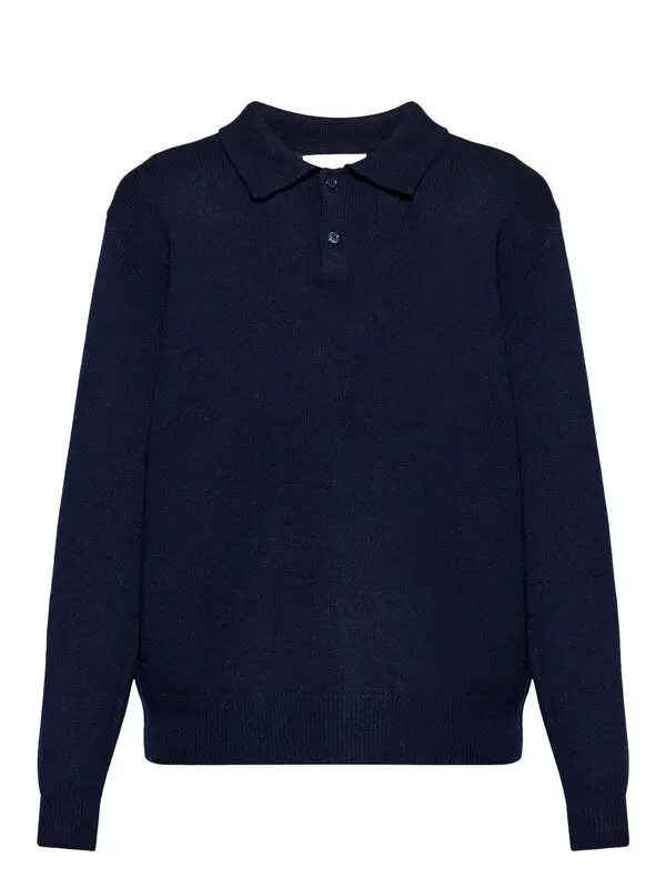 LISA YANG Cashmere Sweater - Navy Blue