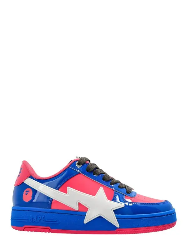A BATHING APE Logo Low-top Sneakers - Blue
