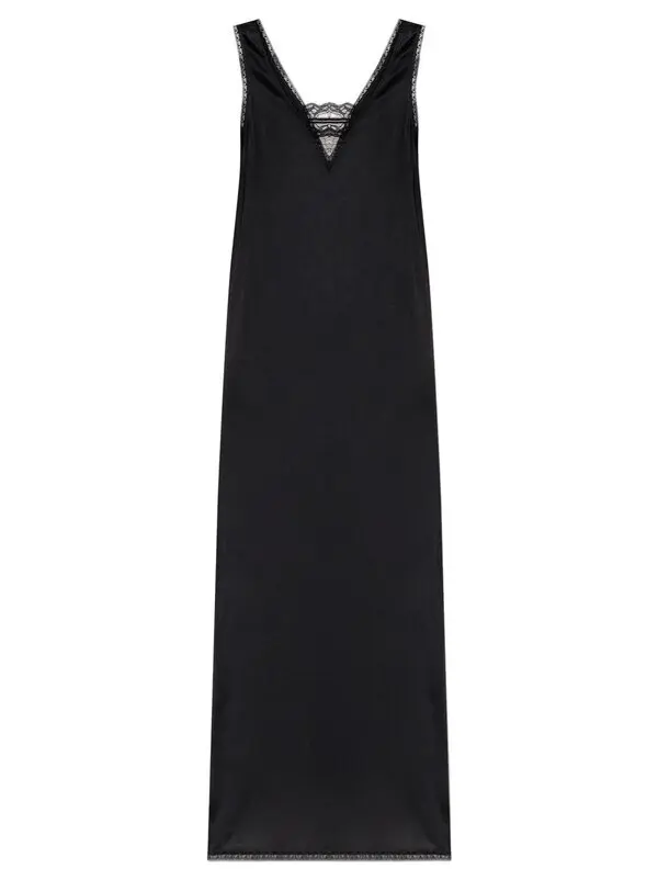 Zadig&Voltaire Renzo Satin Midi Dress - Black