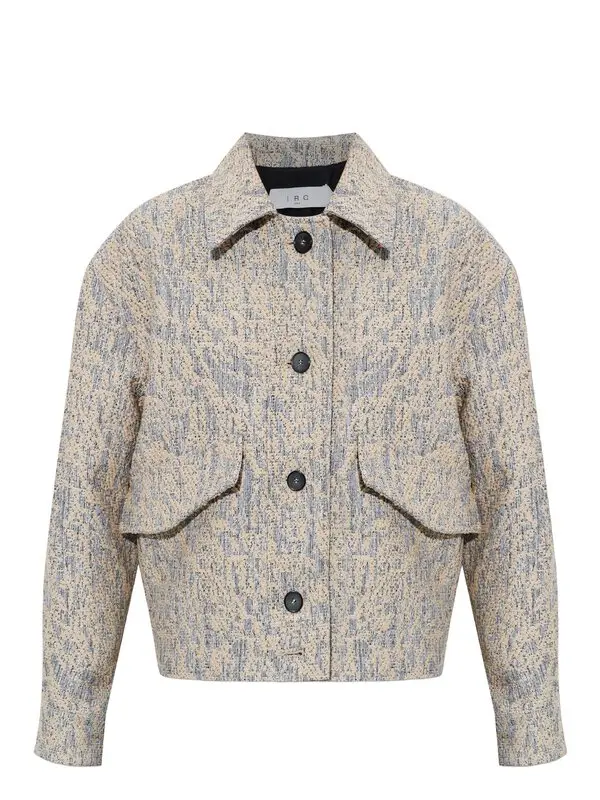 IRO PARIS Elios Tweed Jacket - Cream