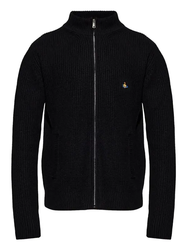 VIVIENNE WESTWOOD Wool Cardigan - Black