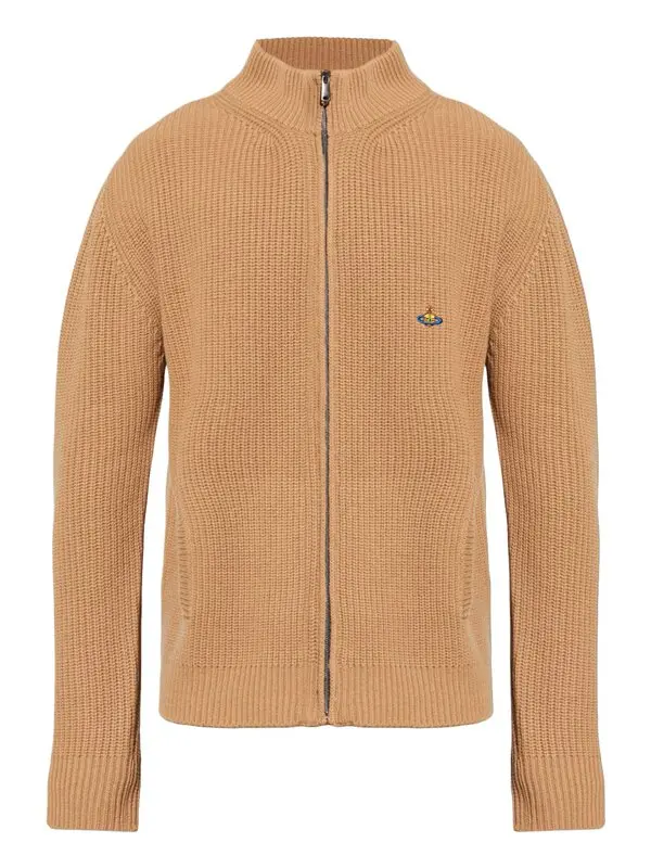 VIVIENNE WESTWOOD Wool And Cashmere Cardigan - Beige