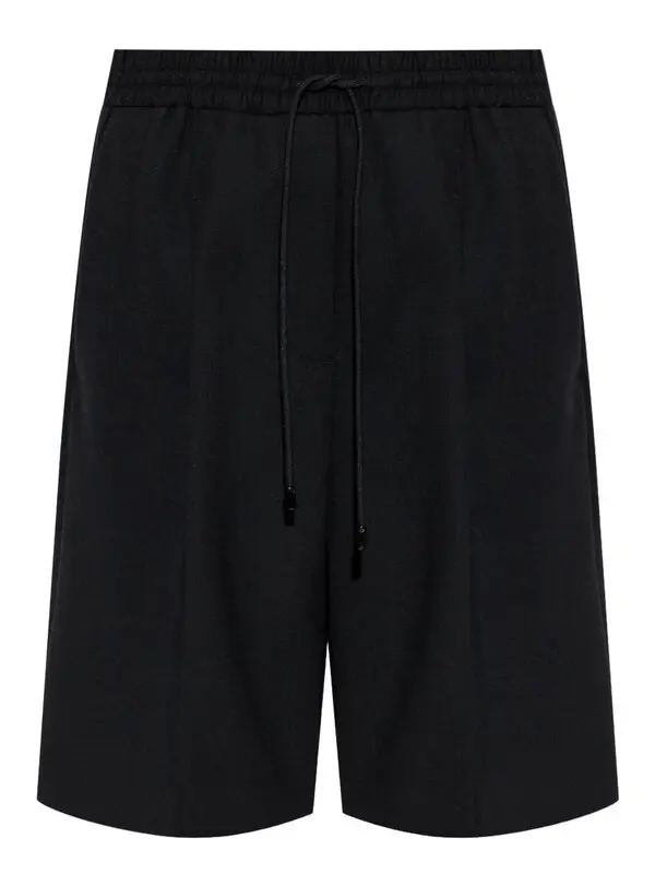 Michael Kors Tailored Wide Leg Shorts - Black