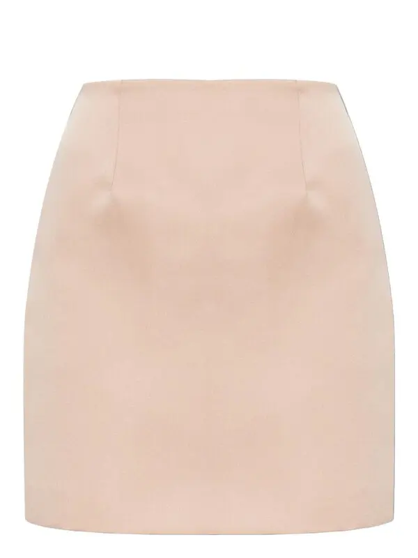 Chloé Satin Mini Skirt - Pink