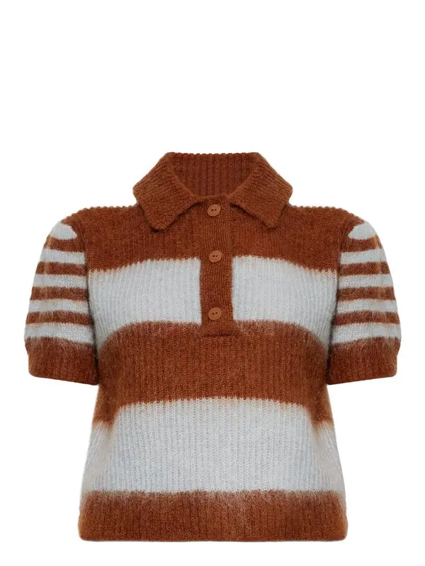 ALLSAINTS Clem Polo - Brown