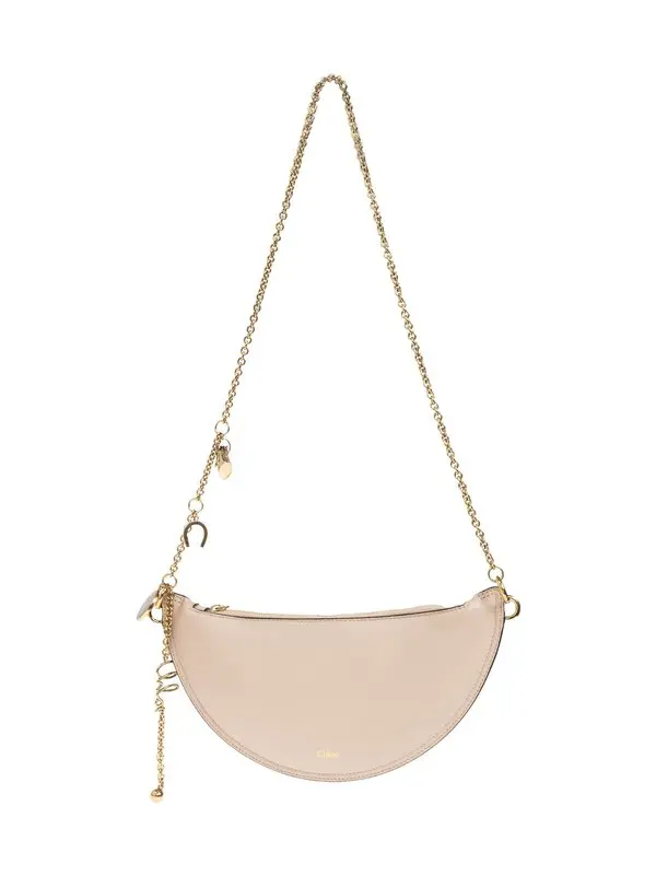 Chloé Halfmoon Mini Shoulder Bag - Cream