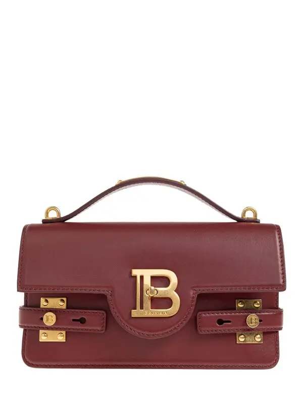 Balmain B-buzz 24 Handbag - Burgundy