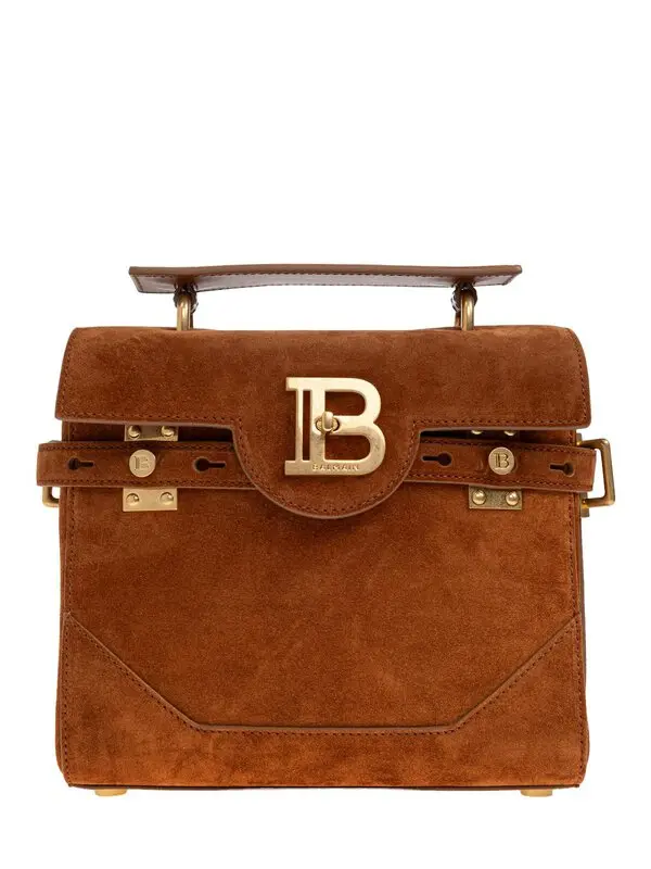 Balmain B-buzz 23 Handbag - Brown