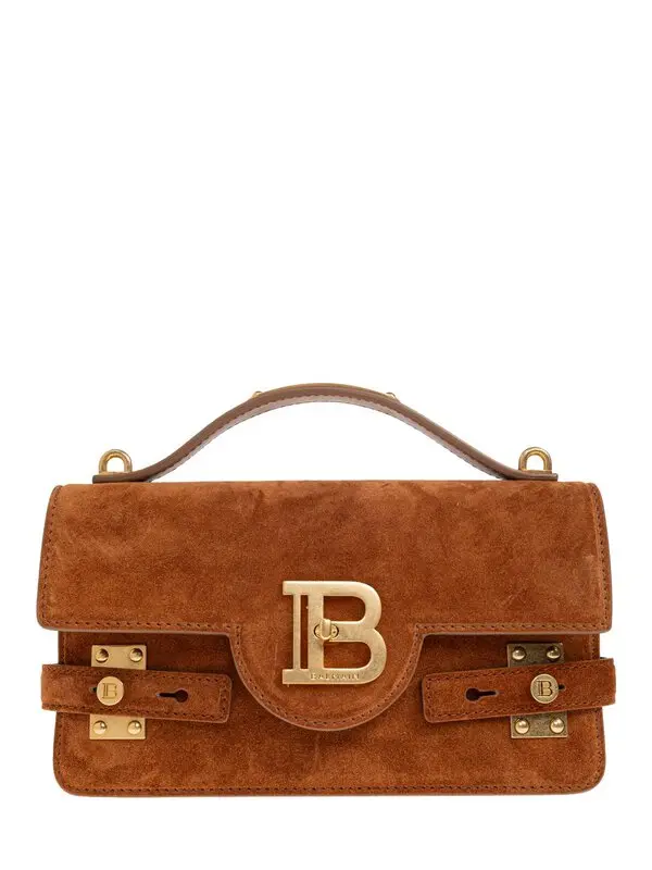 Balmain B-buzz 24 Handbag - Brown