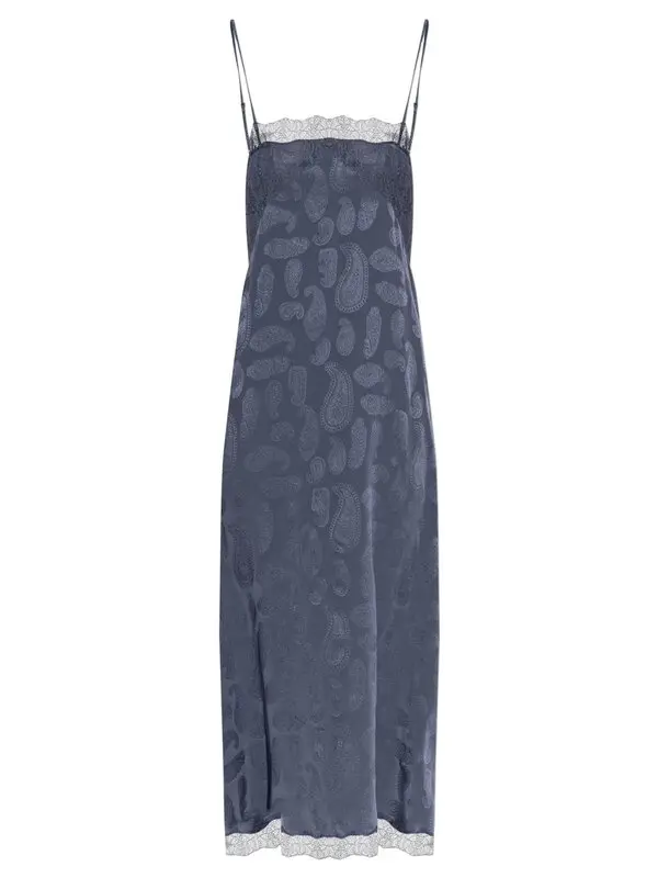Zadig&Voltaire Silk ‘ridar’ Dress - Navy Blue