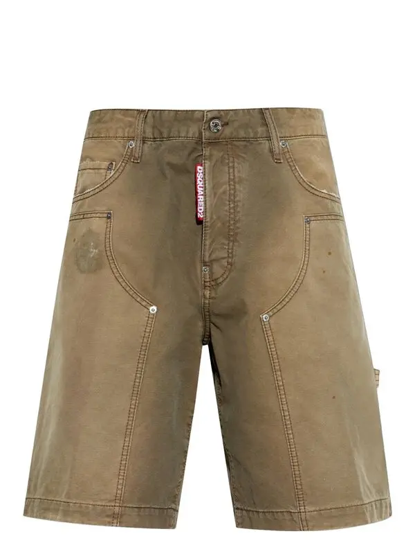 Dsquared2 Denim Knee-length Shorts - Brown