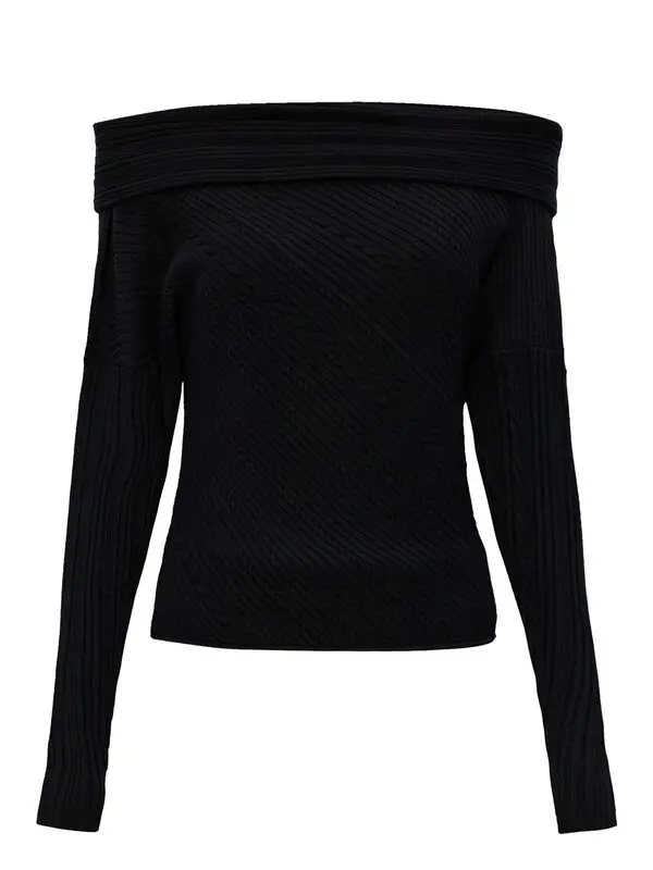 IRO PARIS Eboni Fitted Sweater - Black