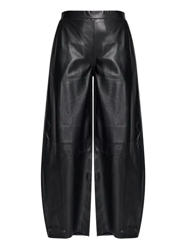 ALLSAINTS Etta Leather Trousers - Black
