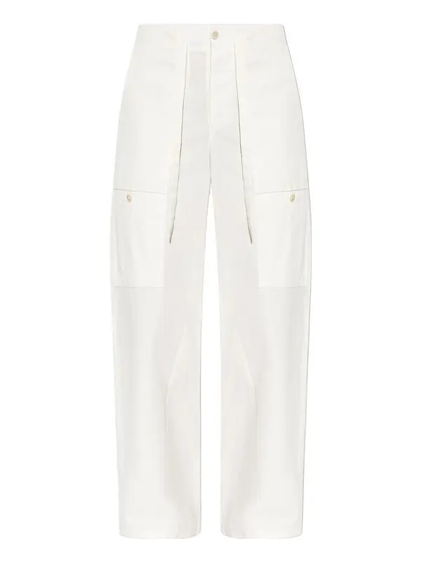 JIL SANDER Cargo Trousers - Cream