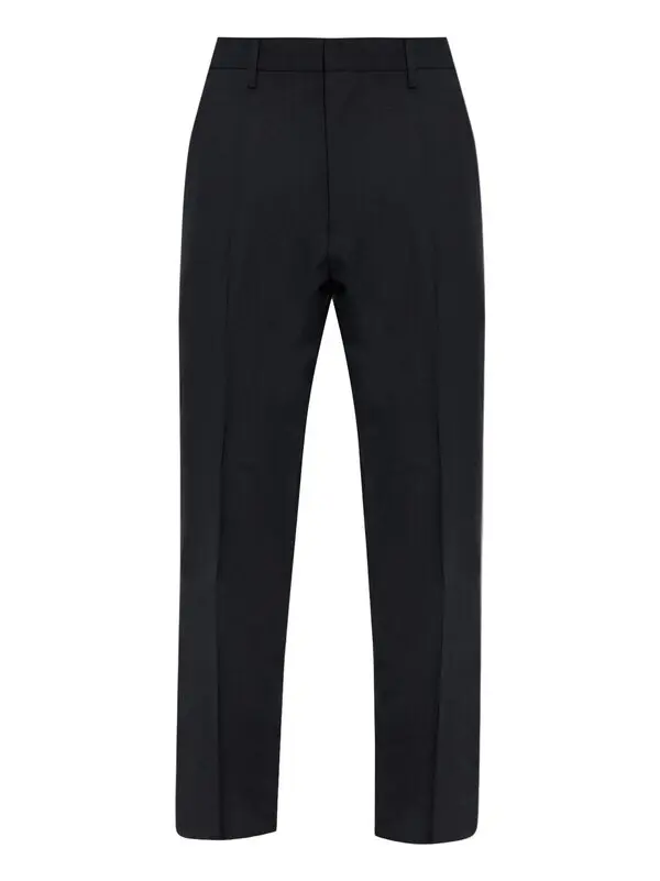 Dsquared2 Wool Tailored Trousers - Black
