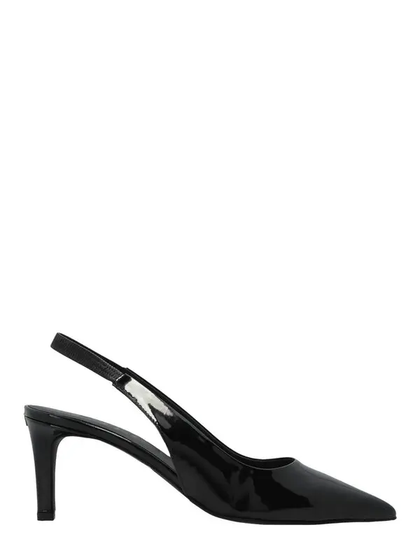 Furla Heeled Slingback Shoes - Black